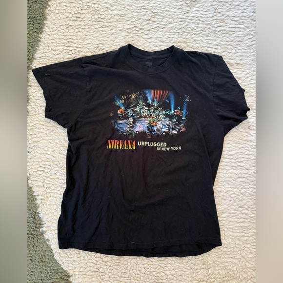 NIRVANA | Shirts | Nirvana Unplugged Mens Tshirt Xl | Poshmark